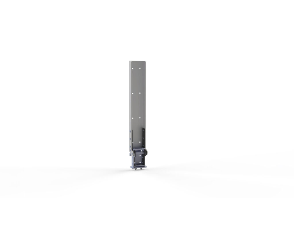 Heavy Duty Hinged Stake Post with Automated Lock - HingePost