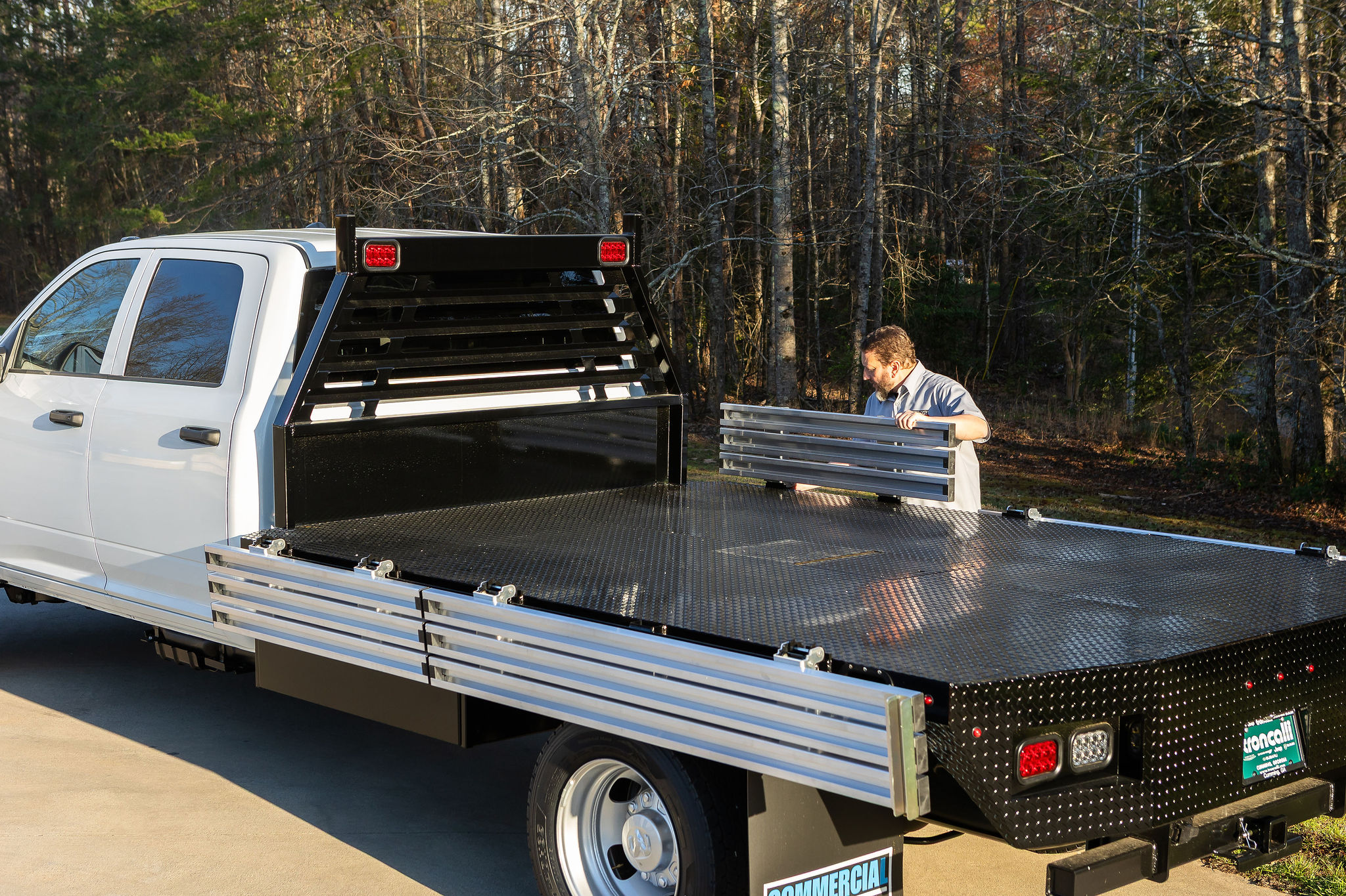 HingePost - Foldable, Auto-locking Flatbed Stakes