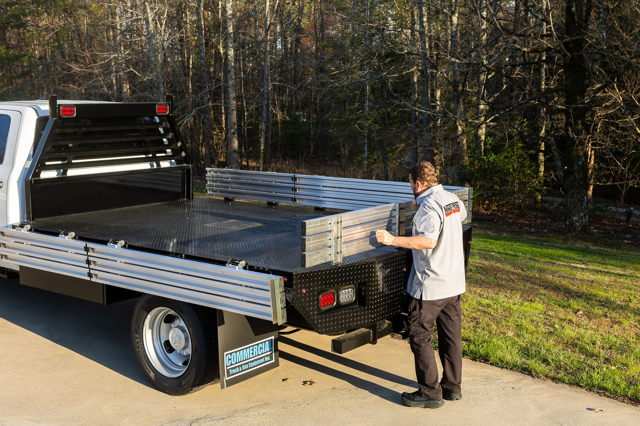 HingePost - Foldable, Auto-locking Flatbed Stakes